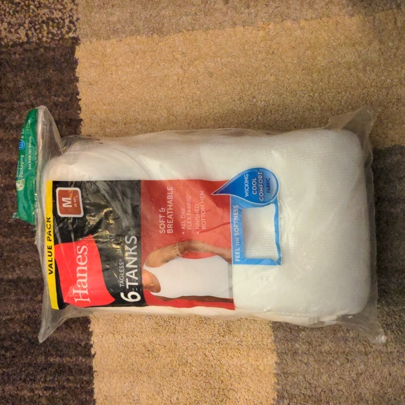 Hanes | Shirts | Hanes 6 Packs Tagless Tanks | Poshmark